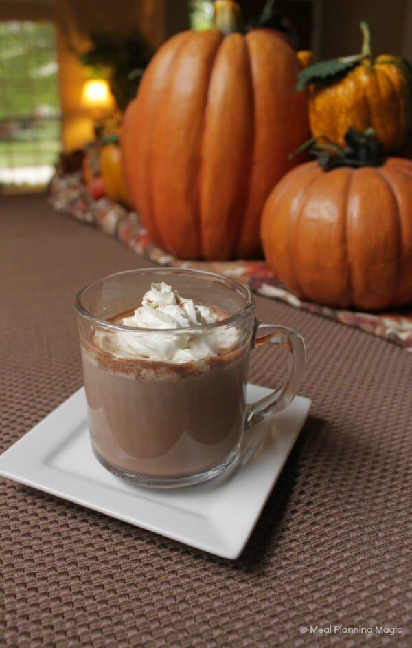 Pumpkin Hot Cocoa - Meal Planning Magic
