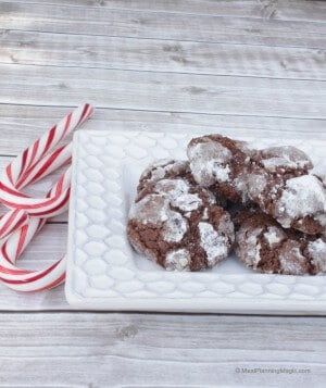 Chocolate Mint Snow Top Cookies - Meal Planning Magic