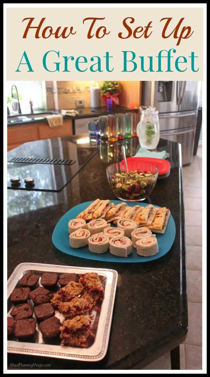 5 Great Buffet Setup Ideas - Meal Planning Magic