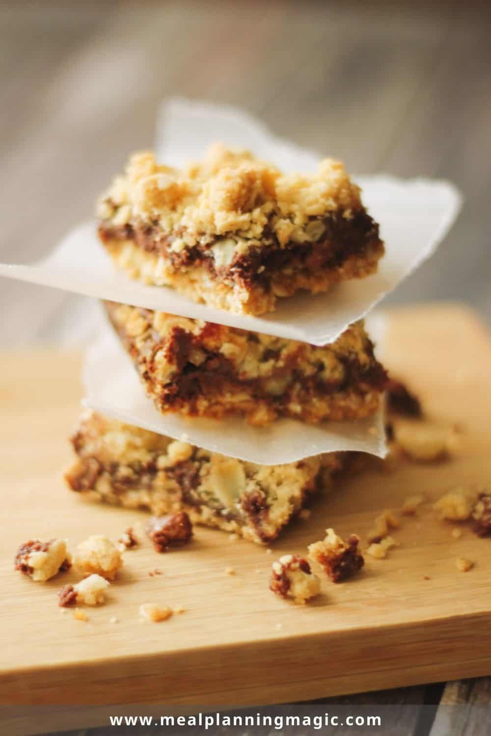 Simple Chocolate Oat Cream Bars - Meal Planning Magic