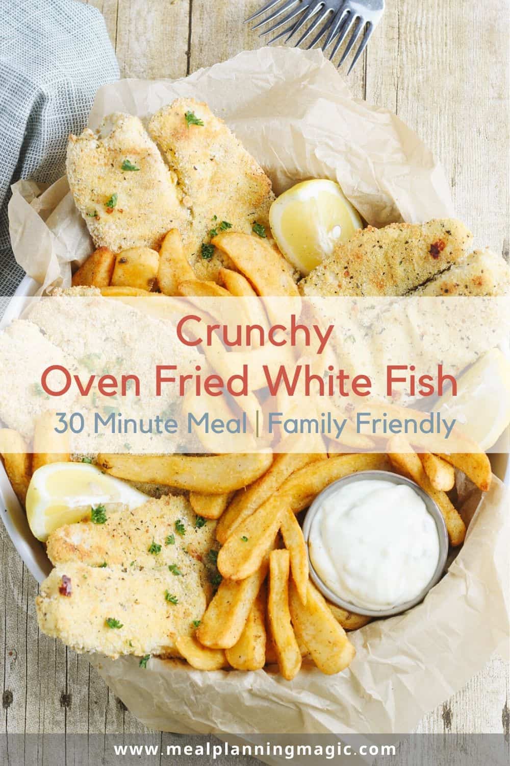 Crunchy Oven Fried Breaded Tilapia - Meal Planning Magic