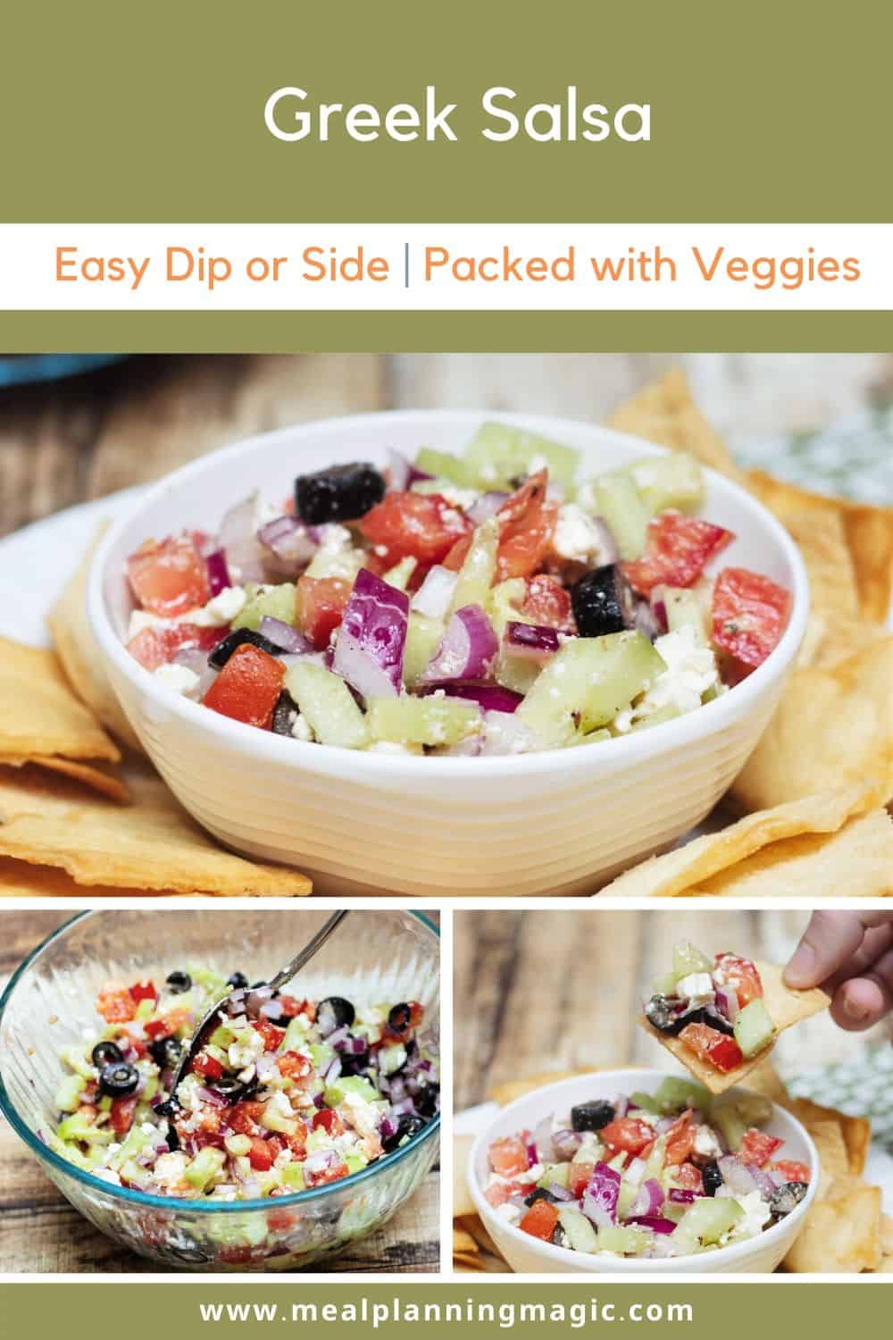 Easy Fresh Mediterranean Salsa Dip