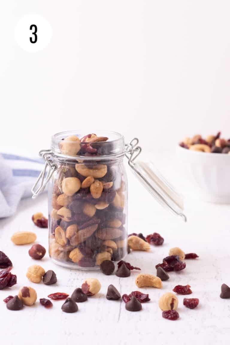 Dark Chocolate Cherry Homemade Trail Mix - Meal Planning Magic