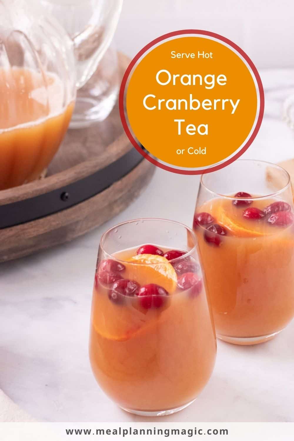 Orange Cranberry Tea Recipe - Meal Planning Magic