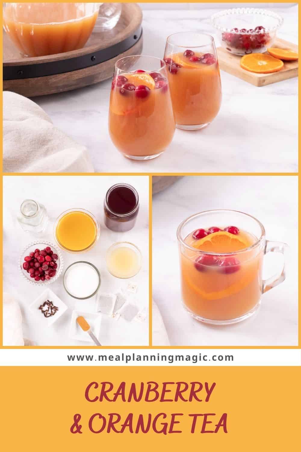 Orange Cranberry Tea Recipe - Meal Planning Magic